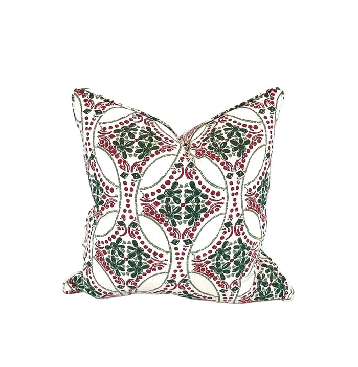Lemon Limoncello Specialty Handprinted Fabric in a Decorative Pillow o ...